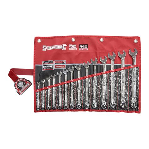14pc 440 Pro Series Ring And Open End Spanner Set Metric Sidchrome Tools And Tool Storage