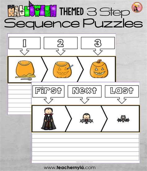 Sequence Steps Puzzle Activities Printable Pdf Free Printable Design Resources