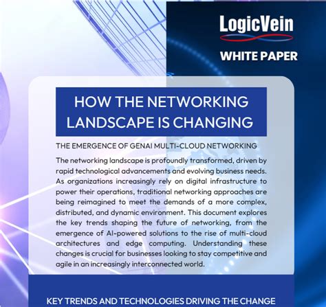 network automation white paper logicvein network automation