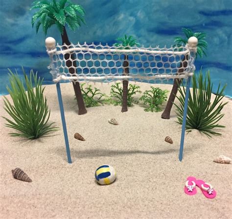 Miniature Volleyball Net Miniatures Miniature Beach