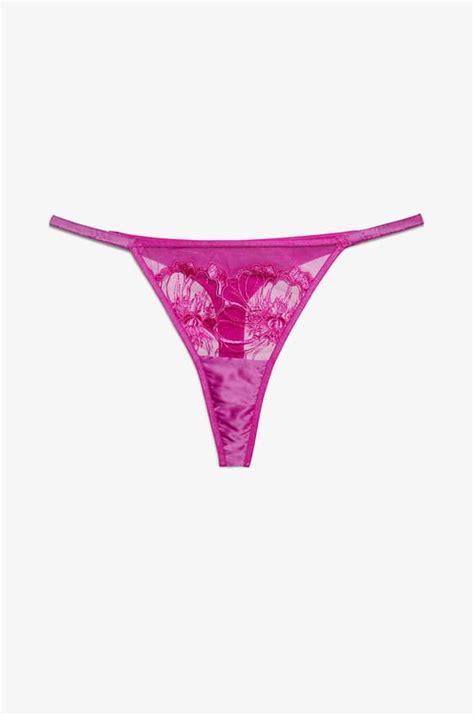 String En Tulle Brodé Exaltee Myrtille Etam