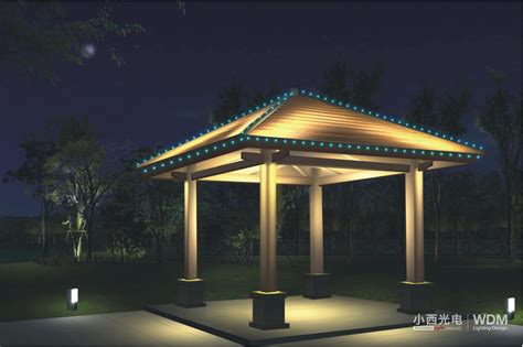 凉亭亮化图片凉亭图片风景图片亮化图片实景大山谷图库
