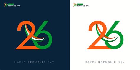 26 January India Republic Day 74th Celebration Social Media Post 17150138 Vector Art At Vecteezy