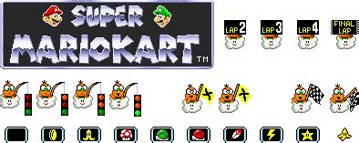 Sprites De Super Mario Kart