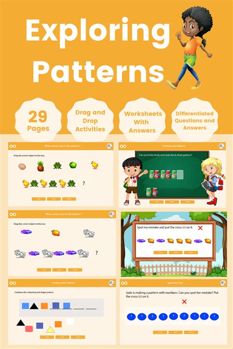 Exploring Patterns Digital Learning Activities Teaching Resources