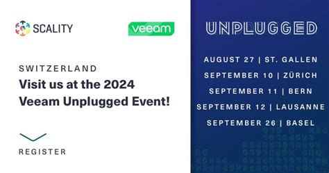 Scality On Linkedin Experience Veeam Software Unplugged With Us In Switzerland 🇨🇭🧀…