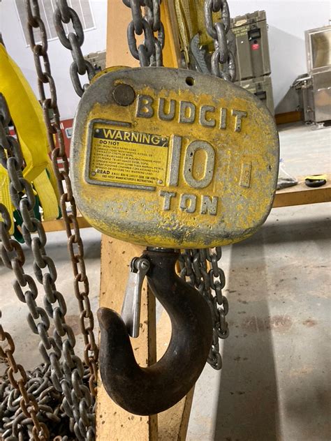 Budgit 10 Ton Manual Chain Hoist Mil H 904