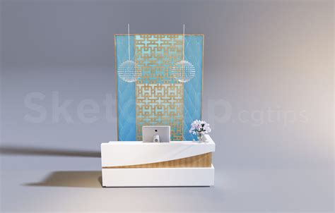 8116 Free Sketchup Reception Table Model Download
