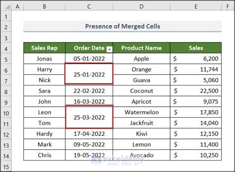 Fixed Excel Date Filter Not Working Exceldemy