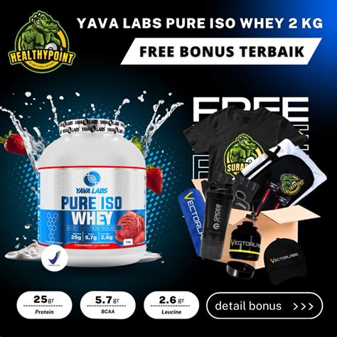 Jual Yava Labs Pure Iso Whey 2 Kg Whey Protein Isolate Yavalabs