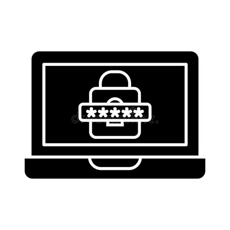 Protection Icon Vector Password Illustration Sign Collection Cyber Security Symbol Or Logo