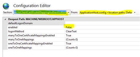 Configuring Iis Client Certificates