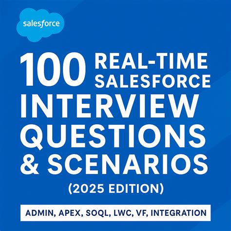 100 real time salesforce interview questions and scenarios 2025 edition