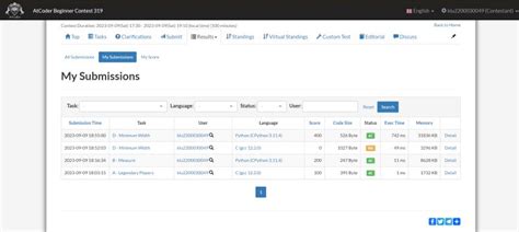 Sappa Sanjeev Ganesh Krishna On Linkedin Hello Connections Here Are My Submissions Of Atcoder