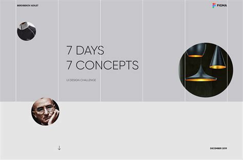 7 Days 7 Concepts UI Design Challenge On Behance