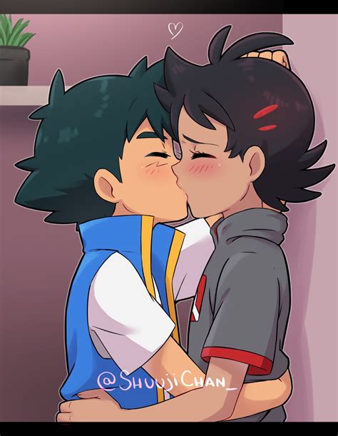 Ash Ketchum And Goh Pokemon And 2 More Drawn By Sarabon Danbooru