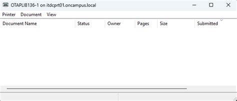 Installing A Printer Manually Windows Information Technology Services