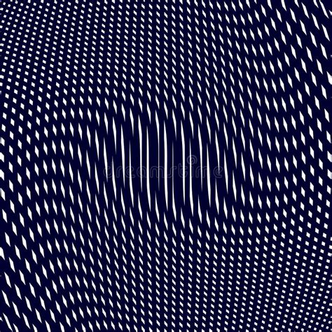 Moire Style Gradient Optical Pattern Motion Effect Tile Stock Vector Illustration Of