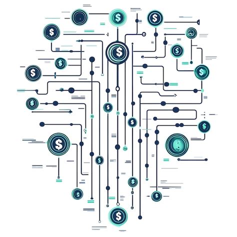 Flat Ai Machine Learning And Dollar Flow Frame Concept As A Border Frame Featuring Machine