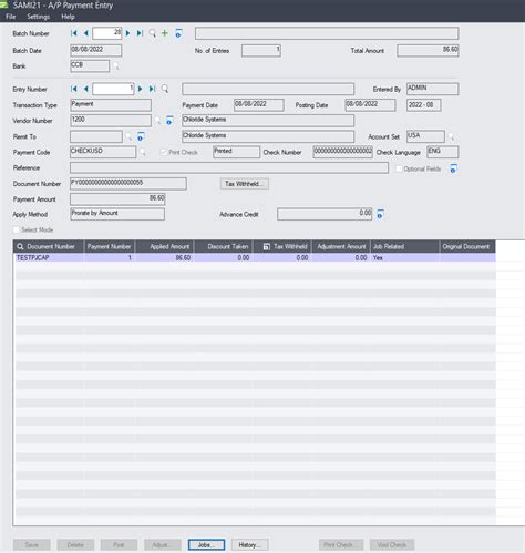 How To Reverse Posted Job Related Transactions Sage 300 Support And Insights Sage 300