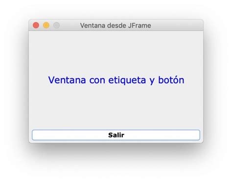 Crear Ventanas Sencillas En Java Perez