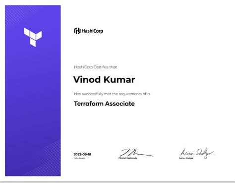 Vinod Kumar On Linkedin Learning Hashicorp Terraform Certified Associate 10 Comments