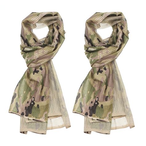 Uxcell 63x20 Camouflage Netting Mesh Net Camo Scarf Veil Desert Mesh Scarves Light Camo 2 Pack Uxcell 63x20 Camouflage Netting Mesh Net Camo Scarf Veil Desert Mesh Scarves Light Camo 2 Pack