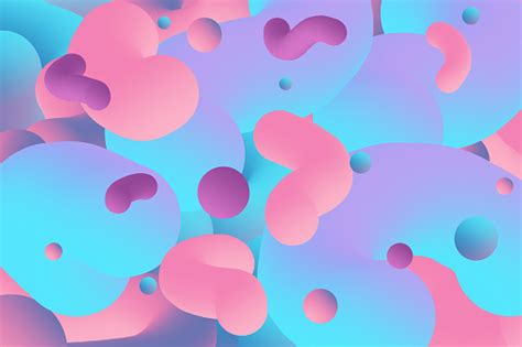 추상 그래픽 다채로운 그라데이션 기하학적 모양과 배경 커버 현대 최소한의 구성 0명에 대한 스톡 벡터 아트 및 기타 이미지 0명 3차원 형태 가리기 Istock