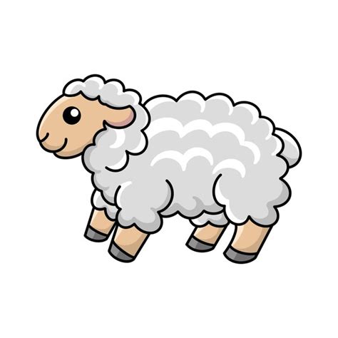 Premium Vector Sheep Vector Illustration