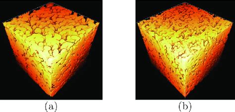 Realizations Of Boolean Models Of A Spheres And B Spherocylinders Download Scientific