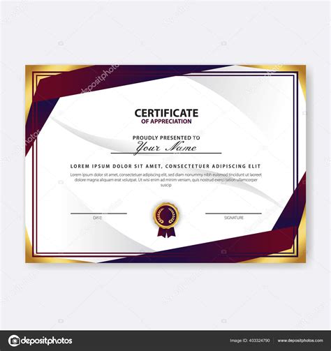 Professional Certificate Of Appreciation Templates
