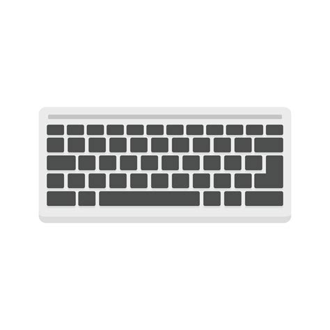 Hardware Keyboard Icon Flat Isolated Vector Vector Art At Vecteezy