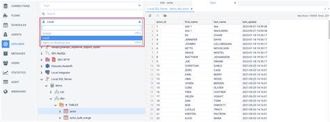 Use Explorer With Integration Agents Etlworks Support