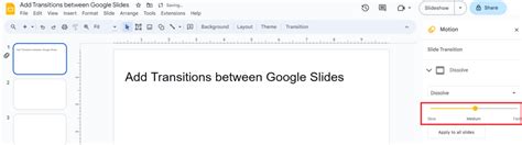 How To Add Transitions On Google Slides Easy Ways