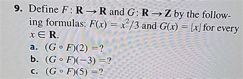 Solved Define Fr→r ﻿and Gr→z ﻿by The Following Formulas