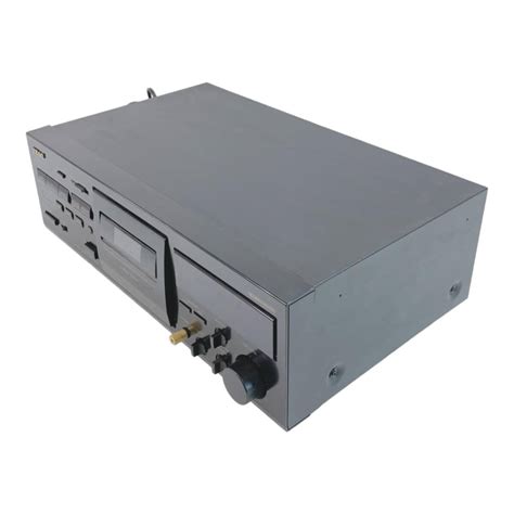 Yahooオークション Y0536（訳アリ）teac カセットデッキ ゴールド V