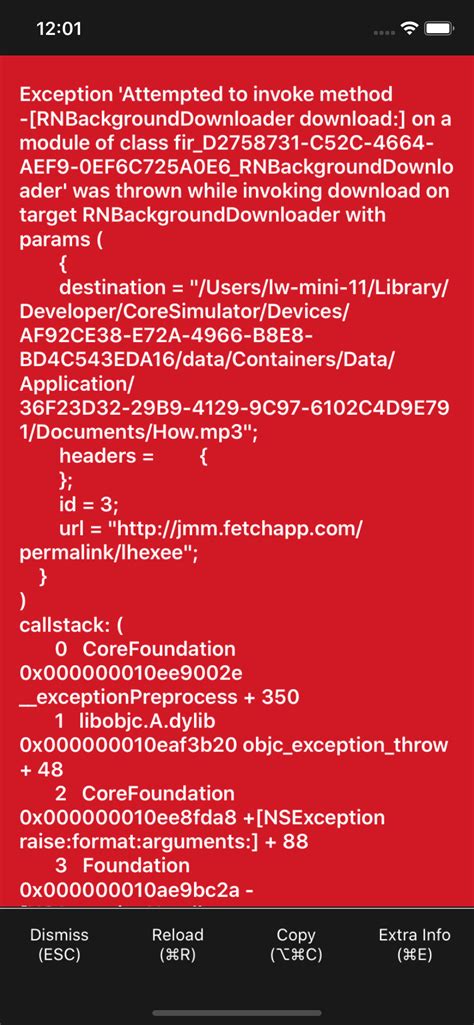 ios app crash while start another file download · issue 80 · ekolabs