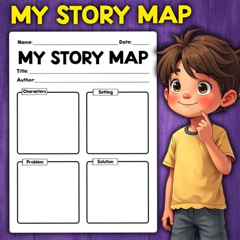 Story Map Graphic Organizer Characters Setting Problem Solution