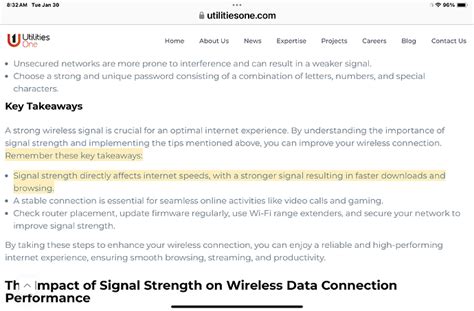 Signal Strength And Internet Speed Networking TROYPOINT Insider