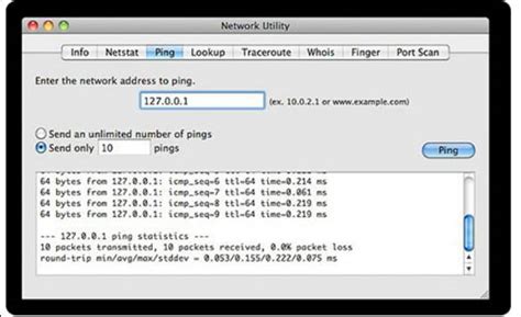 How To Ping Mac Os تذكرة نت
