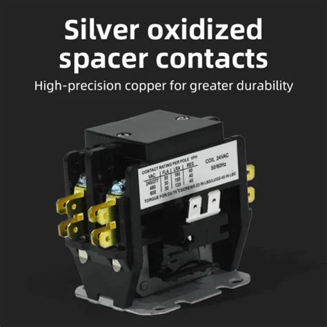 Magnetic Definite Purpose Contactor 2p Ac Air Conditioning Contactor Air Conditioning