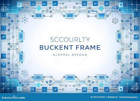 Ai Powered Blockchain Border Frame Concept As A Clean Border Frame