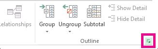 Excel Vba Script Not Working When Grouping Multiple Levels Stack Overflow