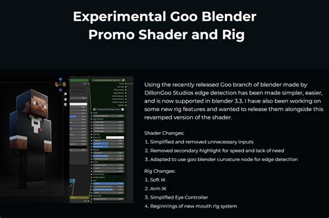 Vortex On Twitter I Have Refactored The Promotional Shader To Work In Goo Blender By