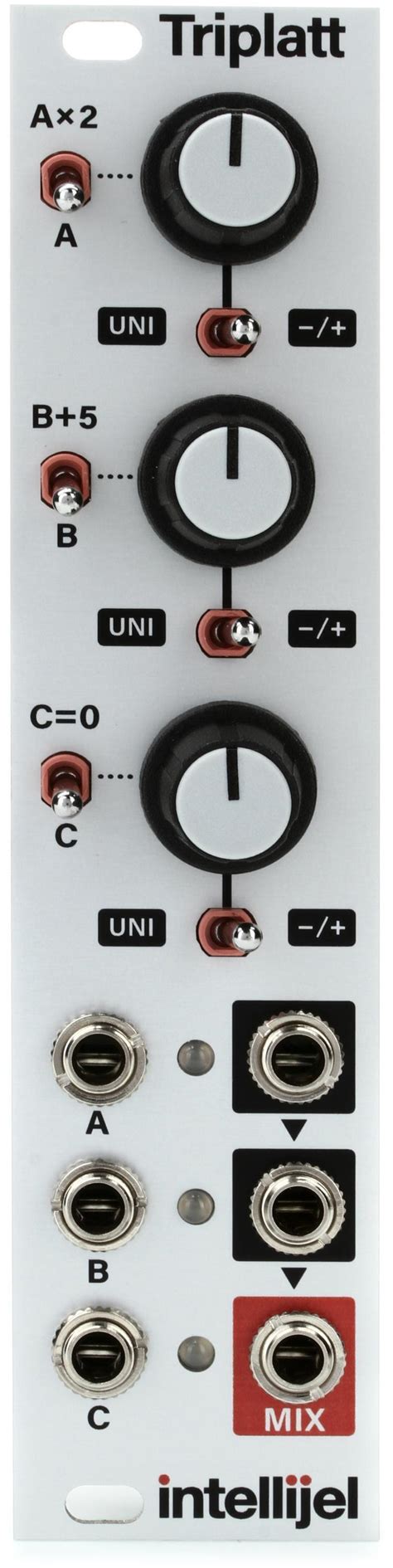 Intellijel Triplatt Eurorack Triple Attenuator Module Sweetwater