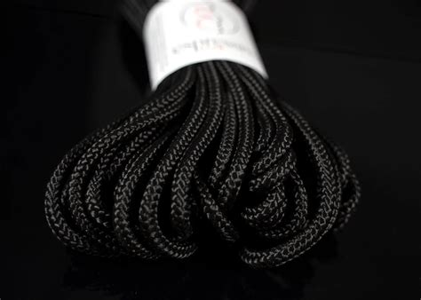 Bondage Rope For Bdsm Kinbaku Shibari In Black Color ø 7 Mm 20 M