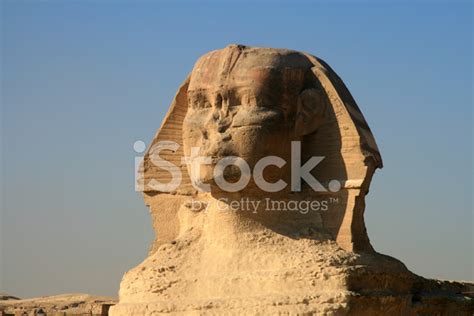 기자 카이로 이집트의 위대한 스핑크스 스톡 사진 로열티 프리 Freeimages