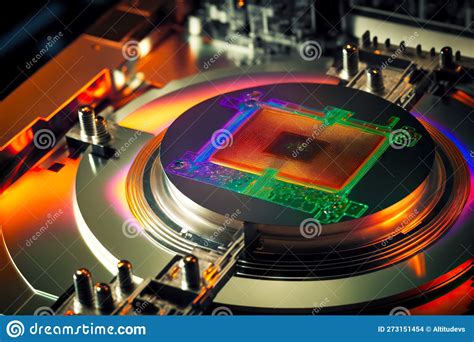 Microchip And Transistor Innovation Wafer Semiconductor Manufacturing