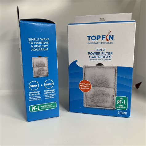 Top Fin Pf L Silenstream Power Filter Cartridges Large 2 Pack