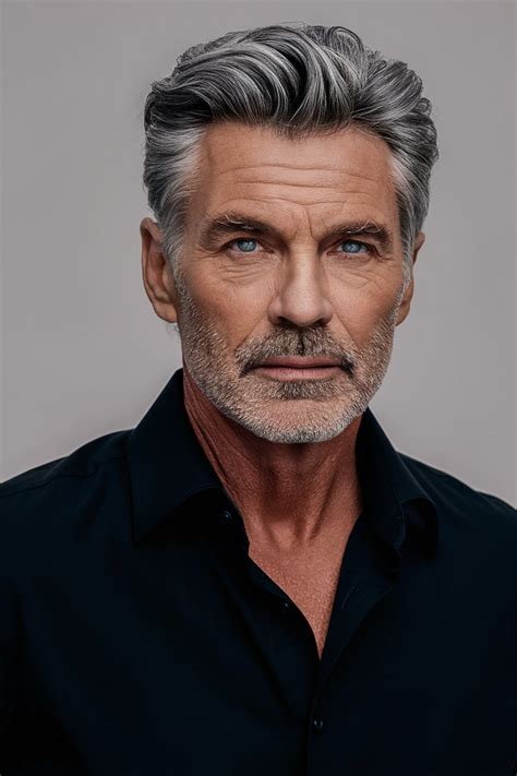 20 Stylish Haircuts Ideas For Men Over 50 Short Medium Fade Grey